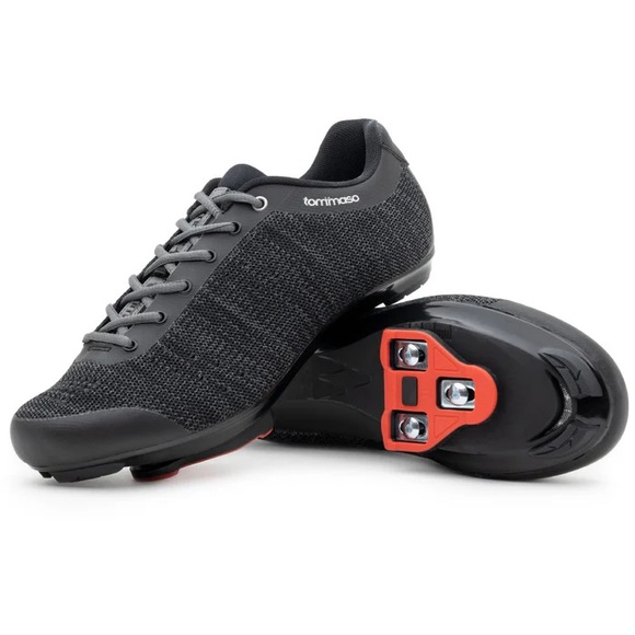 Tommaso | Shoes | Tommaso Black Strada Aria Knit Cycling Shoes With ...